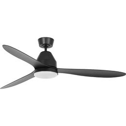 Deckenventilator Lucci air Whitehaven, inkl. Fernbedienung und GX53 Leuchtmittel, schwarz kaiserkraft