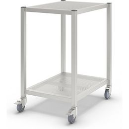 Reinraum-Transportwagen, aus Edelstahl, 2 Etagen, L&auml;nge 800 mm kaiserkraft