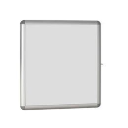 SMIT VISUAL Schaukasten RONDO, Au&szlig;enh&ouml;he 1000 mm, Kapazit&auml;t 12 x DIN A4