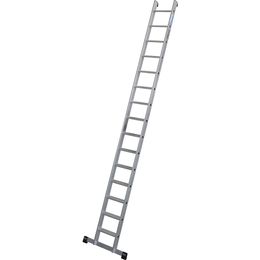 Krause Schwerlast-Anlegeleiter, 80 mm Alu-Stufen, bis 225 kg, 15 Stufen