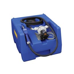 CEMO Tankanlage für AUS 32 (AdBlue®), Volumen 125 l, mit Automatik-Zapfventil, Elektropumpe 24 V, Breite 600 mm