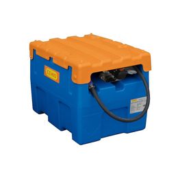 CEMO Tankanlage f&uuml;r AUS 32 (AdBlue&reg;), Volumen 200 l, mit Automatik-Zapfventil, Elektropumpe 12 V, Breite 620 mm, mit Klappdeckel