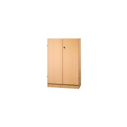 Aktenschrank, 2 Fachb&ouml;den, HxBxT 1270 x 800 x 420 mm, Buche-Dekor kaiserkraft