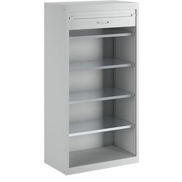 LISTA Rollladenschrank, H&ouml;he x Breite x Tiefe 1950 x 1000 x 580 mm, lichtgrau RAL 7035