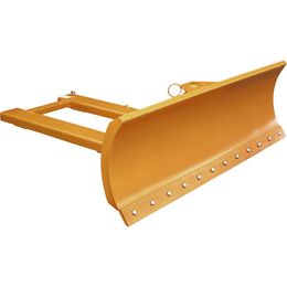 eurokraft pro Schneeschieber f&uuml;r Gabelstapler, mit Stahlsch&uuml;rfleiste, Schildbreite 1800 mm