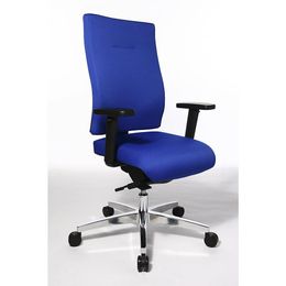 Topstar Bürostuhl PROFI STAR 15, ergonomische Rückenlehne, blau
