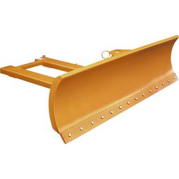 eurokraft pro Schneeschieber f&uuml;r Gabelstapler, mit Stahlsch&uuml;rfleiste, Schildbreite 2100 mm
