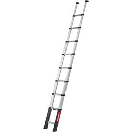 Telesteps Teleskop-Anlegeleiter PRIME LINE, Standardausf&uuml;hrung, 80 mm Stufentiefe, 9 Stufen