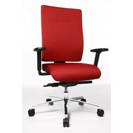 Topstar Bürostuhl PROFI STAR 15, ergonomische Rückenlehne, rot