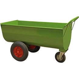 Muldenwagen, Luftreifen, LxH 1250 x 750 mm, 250 l kaiserkraft