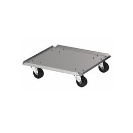 Rollwagen, f&uuml;r Abfallbeh&auml;lter, Aluminium, LxB 310 x 310 mm kaiserkraft