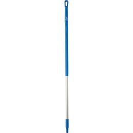 vikan Aluminiumstiel, ergonomisch, &Oslash; 31 mm, L&auml;nge 1310 mm, VE 10 Stk, blau