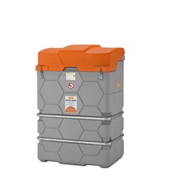 CEMO Gebrauchtöltank CUBE, Outdoor Premium, mit Klappdeckel, Volumen 2500 l