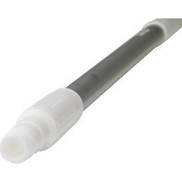 vikan Aluminiumstiel, ergonomisch, &Oslash; 31 mm, L&auml;nge 1310 mm, VE 10 Stk, wei&szlig;