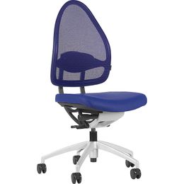 Topstar Design-Bürostuhl, mit Netzrücken, Rückenlehne 550 mm, royalblau
