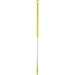 vikan Aluminiumstiel, ergonomisch, &Oslash; 31 mm, L&auml;nge 1510 mm, VE 10 Stk, gelb
