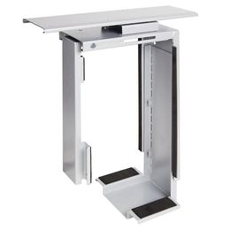 Dataflex CPU-Halter TOP GRIP, ausziehbar und drehbar, silber