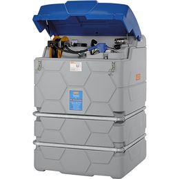 CEMO CUBE-Tank f&uuml;r AUS 32 (AdBlue&reg;), Outdoor Premium, mit Klappdeckel, H&ouml;he 1800 mm, Volumen 1500 l
