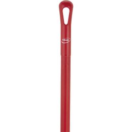 vikan Stiel, hygienisch, &Oslash; 34 mm, L&auml;nge 1300 mm, VE 10 Stk, rot
