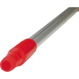vikan Aluminiumstiel, ergonomisch, &Oslash; 31 mm, L&auml;nge 1510 mm, VE 10 Stk, rot