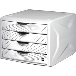 Helit Schubladenbox, HxBxT 212 x 262 x 330 mm, VE 5 Stk, Schubladendesign white queen