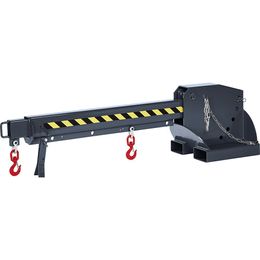 eurokraft pro Teleskoplader, 5fache H&ouml;henverstellung, Tragf&auml;higkeit 1250 - 8000 kg, anthrazitgrau