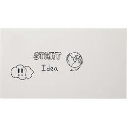 SMIT VISUAL Whiteboard, rahmenlos, Stahl lackiert, wei&szlig;, BxHxT 1980 x 980 x 3 mm