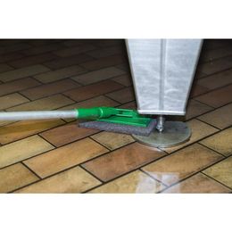 vikan Aluminiumstiel, ergonomisch, &Oslash; 31 mm, L&auml;nge 1510 mm, VE 10 Stk, gr&uuml;n