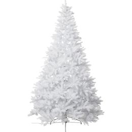 Künstlicher LED-Tannenbaum, weiß, inklusive Ständer, Höhe 2100 mm, mit 450 LEDs kaiserkraft