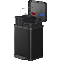 Hailo Tretabfallsammler &Ouml;ko, duo Plus M, Volumen 2 x 9 l, schwarz