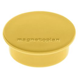 MAGNETOPLAN Magnet DISCOFIX COLOR, &Oslash; 40 mm, VE 40 Stk, gelb