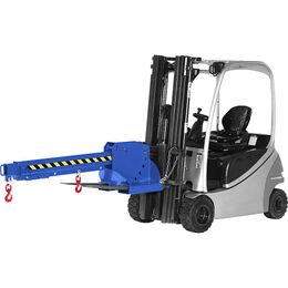 eurokraft pro Teleskoplader, 5fache H&ouml;henverstellung, Tragf&auml;higkeit 1250 - 8000 kg, enzianblau