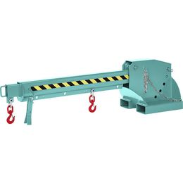 eurokraft pro Teleskoplader, 5fache H&ouml;henverstellung, Tragf&auml;higkeit 1250 - 8000 kg, t&uuml;rkisblau