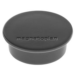 MAGNETOPLAN Magnet DISCOFIX COLOR, &Oslash; 40 mm, VE 40 Stk, schwarz