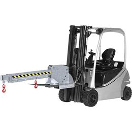 eurokraft pro Teleskoplader, 5fache H&ouml;henverstellung, Tragf&auml;higkeit 1250 - 8000 kg, verzinkt