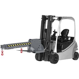 eurokraft pro Teleskoplader, 5fache H&ouml;henverstellung, Tragf&auml;higkeit 1250 - 8000 kg, mausgrau