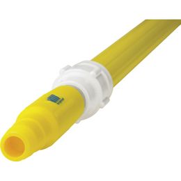 vikan Teleskopstiel, ergonomisch, &Oslash; 32 mm, L&auml;nge 1575 mm - 2780 mm, VE 5 Stk, gelb