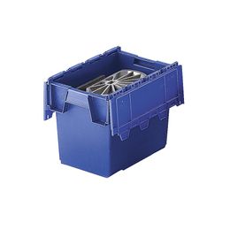 Mehrweg-Stapelbeh&auml;lter KAIMAN, Volumen 25 l, LxBxH 400 x 300 x 320 mm, blau kaiserkraft
