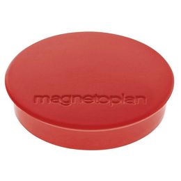 MAGNETOPLAN Magnet DISCOFIX STANDARD, &Oslash; 30 mm, VE 80 Stk, rot