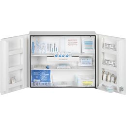 S&ouml;hngen S&Ouml;HNGEN Verbandschrank nach DIN 13169, doppelt&uuml;rig, wei&szlig;, HxBxT 462 x 604 x 170 mm, mit F&uuml;llung