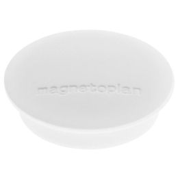 MAGNETOPLAN Magnet DISCOFIX JUNIOR, &Oslash; 34 mm, VE 60 Stk, wei&szlig;