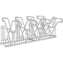 WSM Anlehnparker, Modell 4600 XBF, zweiseitig, 2 x 4 Einstellplätze