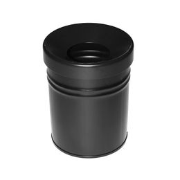 Abfallbeh&auml;lter, selbstl&ouml;schend, Volumen 24 l, Hx&Oslash; 370 x 295 mm, schwarz kaiserkraft