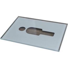 T&uuml;rschild Piktogramm WC, HxB 148 x 105 mm, selbstklebend, Herren kaiserkraft