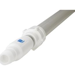 vikan Teleskopstiel, ergonomisch, &Oslash; 32 mm, L&auml;nge 1575 mm - 2780 mm, VE 5 Stk, wei&szlig;