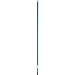 vikan Teleskopstiel, ergonomisch, &Oslash; 32 mm, L&auml;nge 1575 mm - 2780 mm, VE 5 Stk, blau