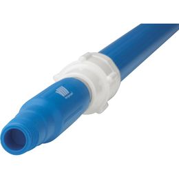 vikan Teleskopstiel, ergonomisch, &Oslash; 32 mm, L&auml;nge 1575 mm - 2780 mm, VE 5 Stk, blau