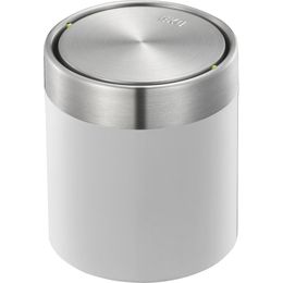 EKO Tischabfallbeh&auml;lter, Stahl, Volumen 0,5 l, BxHxT 128 x 155 x 128 mm, wei&szlig;