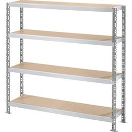 Großfach-Steckregal mit Spanplattenböden, Tiefe 500 mm, Grundregal, HxB 1508 x 1550 mm kaiserkraft