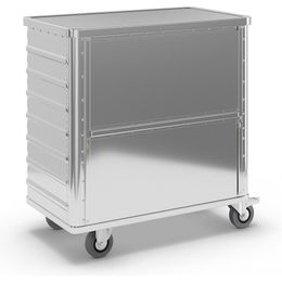 Gm&ouml;hling Gm&ouml;hling Alu-Kastenwagen, absenkbare Seitenwand, mit Deckel, Volumen 355 l